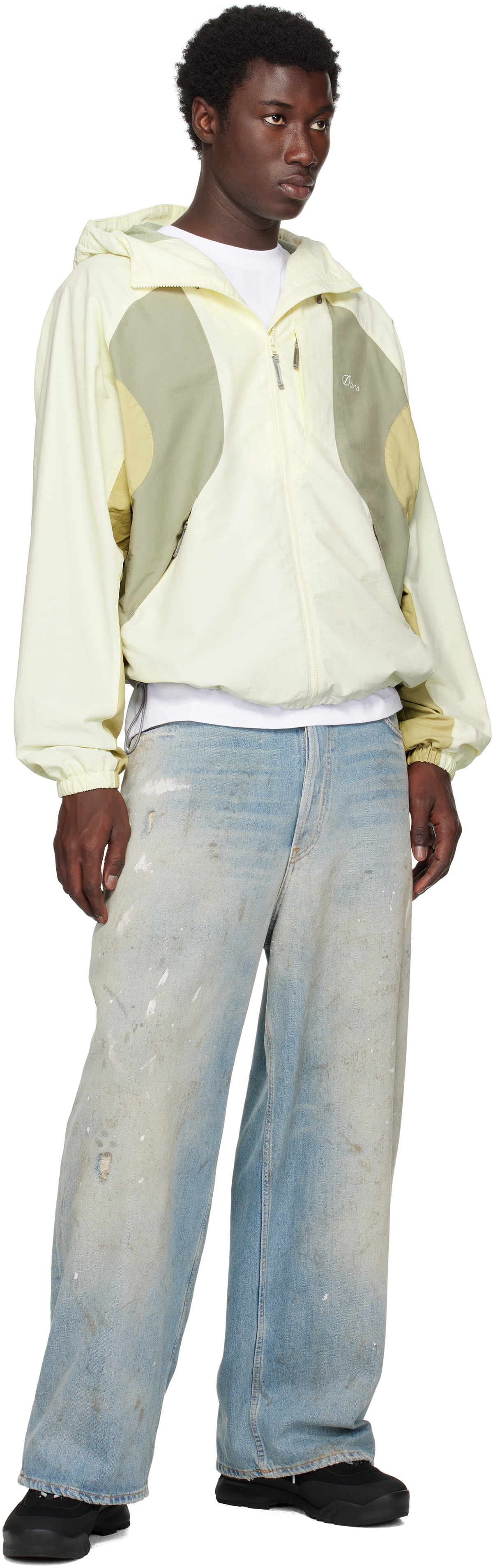 Dime Off-White Tech Windbreaker Jacket Dime