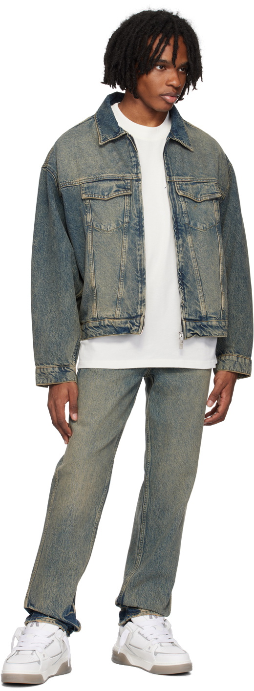 Represent Blue R4 Denim Jacket Represent