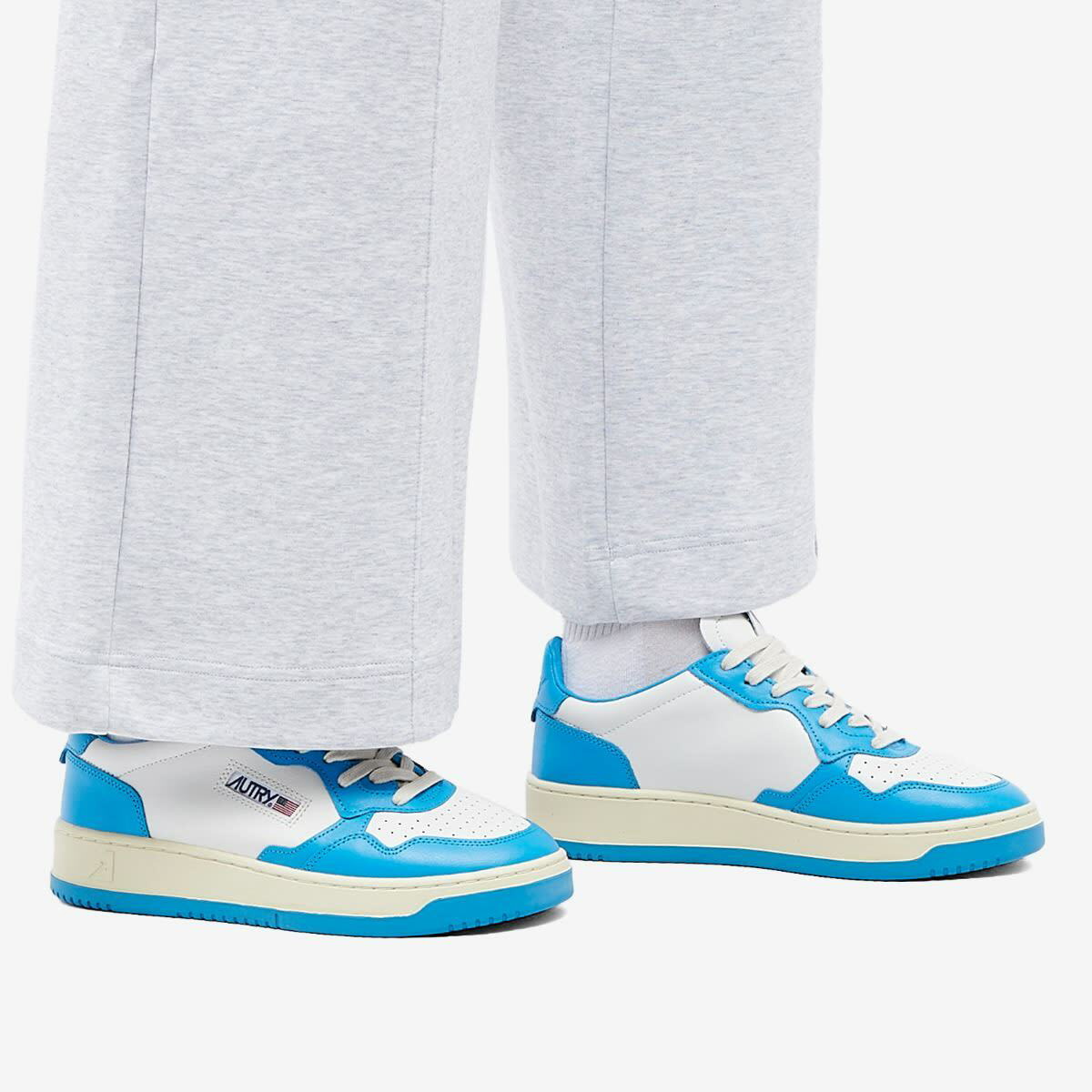 Autry Women's Medalist Low Sneakers in Blue Autry