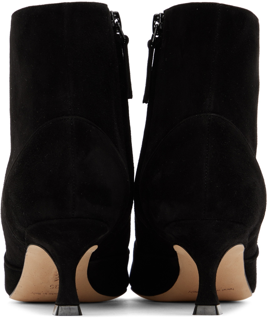 Manolo Blahnik Black Baylow Boots Manolo Blahnik