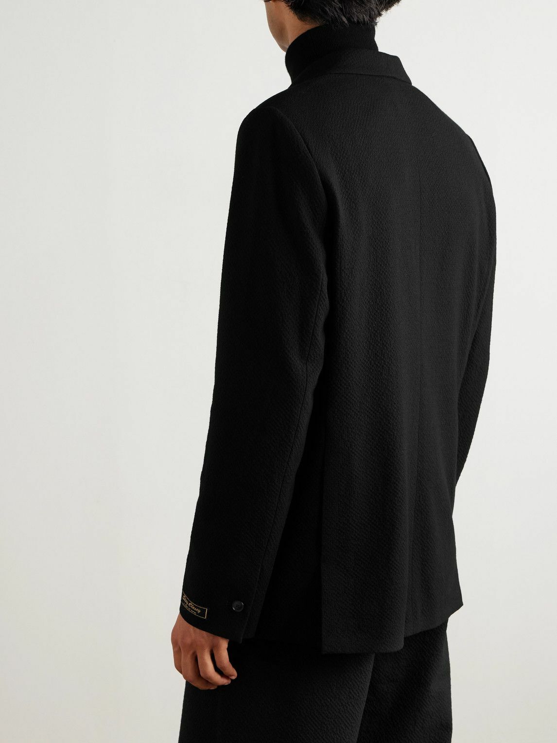 A Kind Of Guise - Shinji Textured-Woven Suit Jacket - Black A Kind of Guise