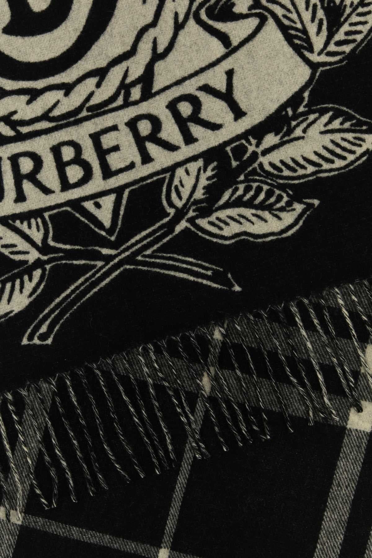 Burberry Embroidered Cashmere Scarf Burberry