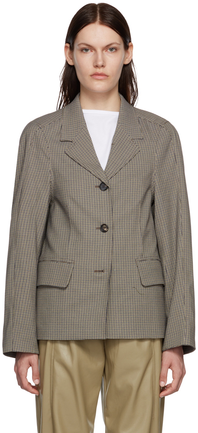 LOW CLASSIC Beige New Armhole Blazer Low Classic
