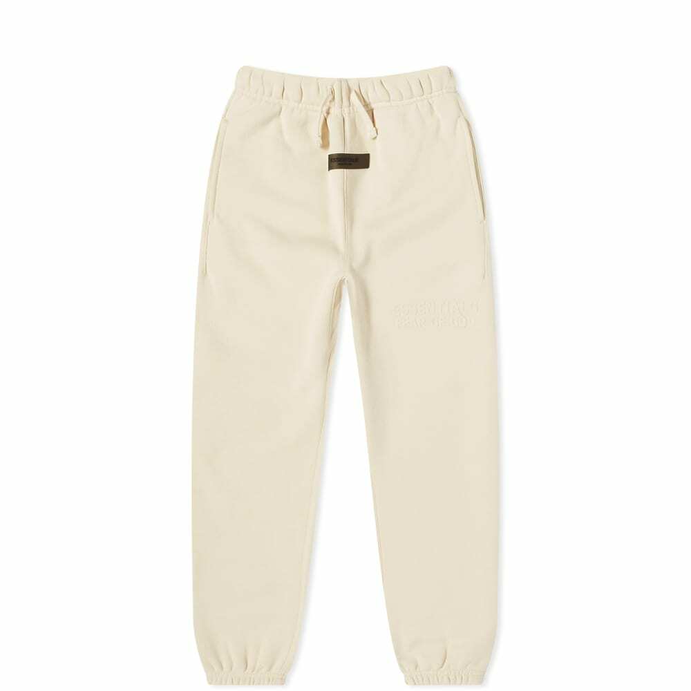 Fear of God ESSENTIALS Kids Logo Sweat Pant in Egg Shell Fear Of God ...