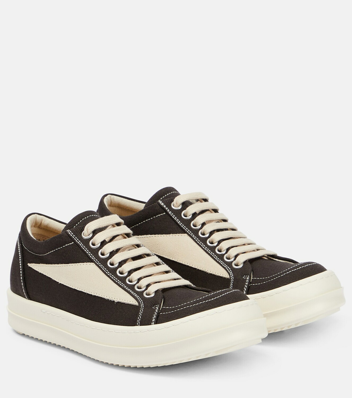 Rick Owens - DRKSHDW canvas low-top sneakers Rick Owens