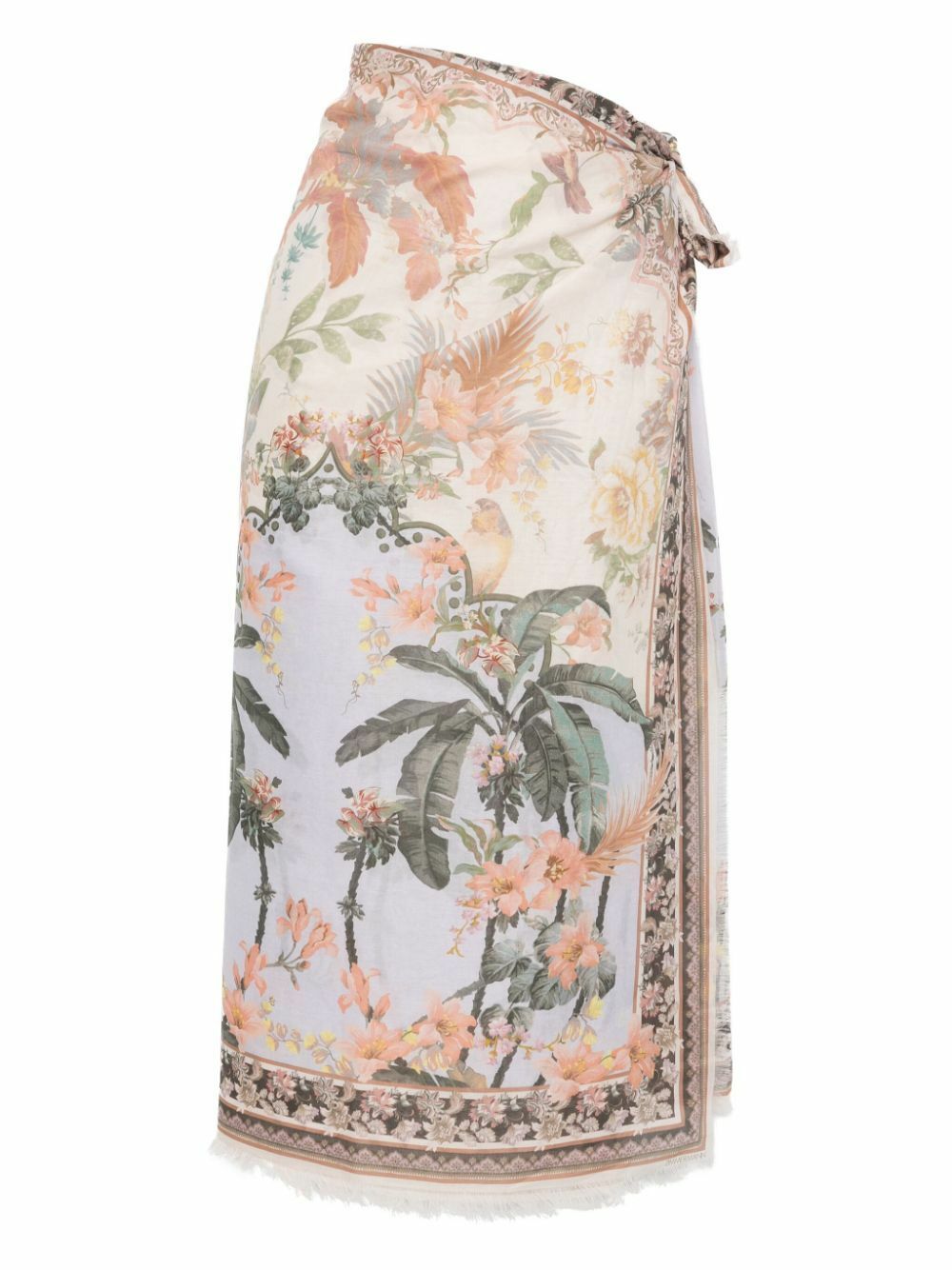 ZIMMERMANN Printed Cotton Pareo Zimmermann