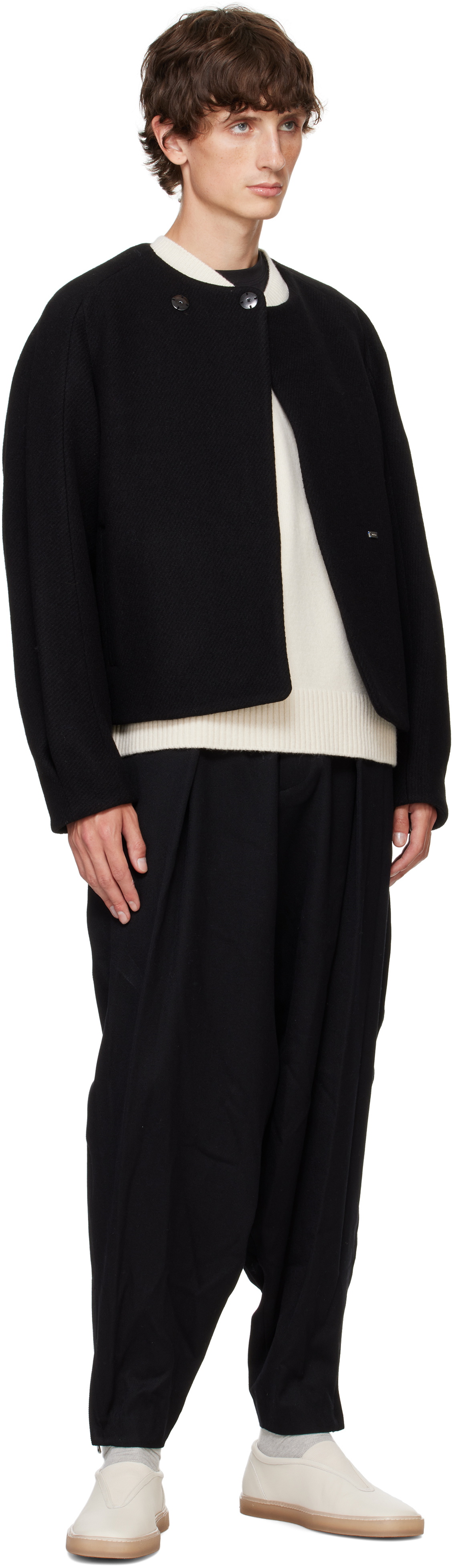 ADER error Black Wool Jacket ADER error