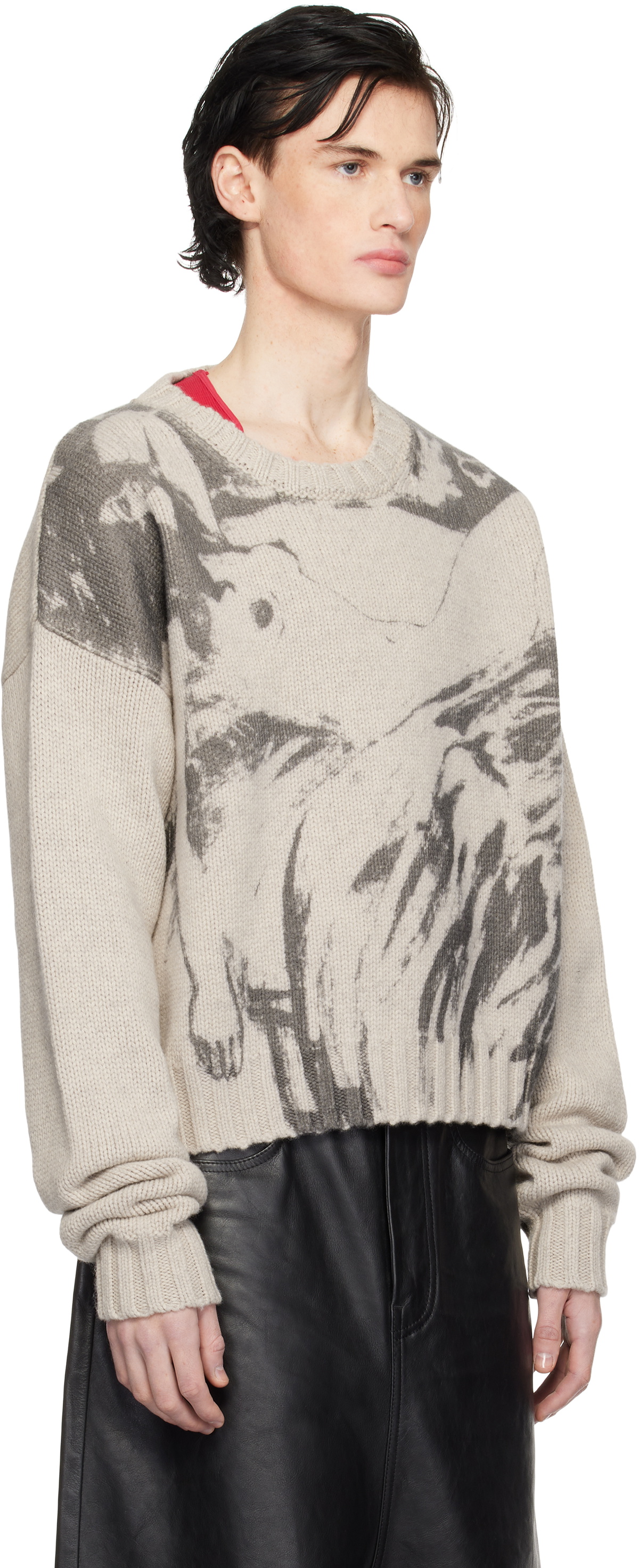 Enfants Riches Déprimés Taupe 'Past In Vain' Sweater Enfants Riches ...