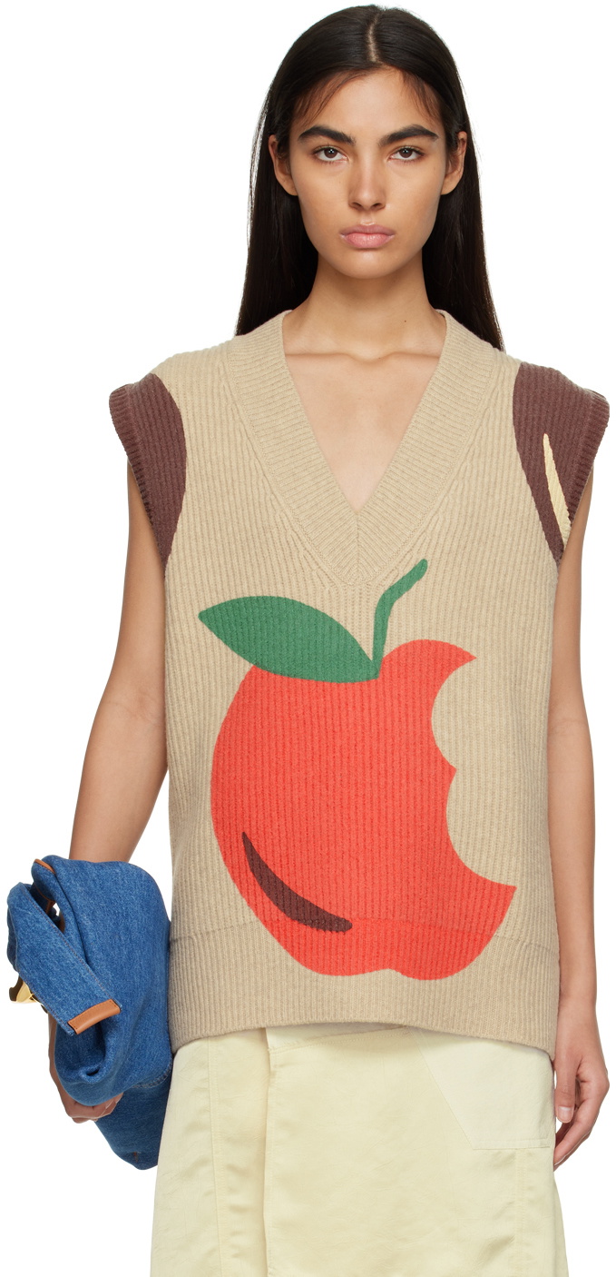 JW Anderson Beige Apple Vest JW Anderson