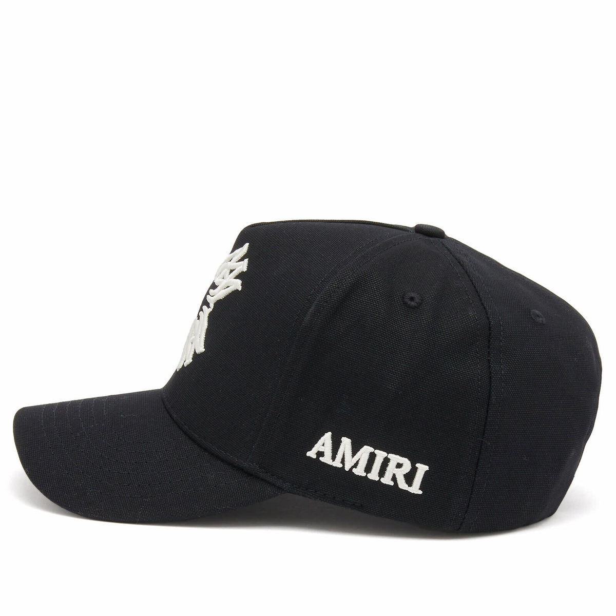 AMIRI Men's MA Quad Canvas Cap in Black Amiri