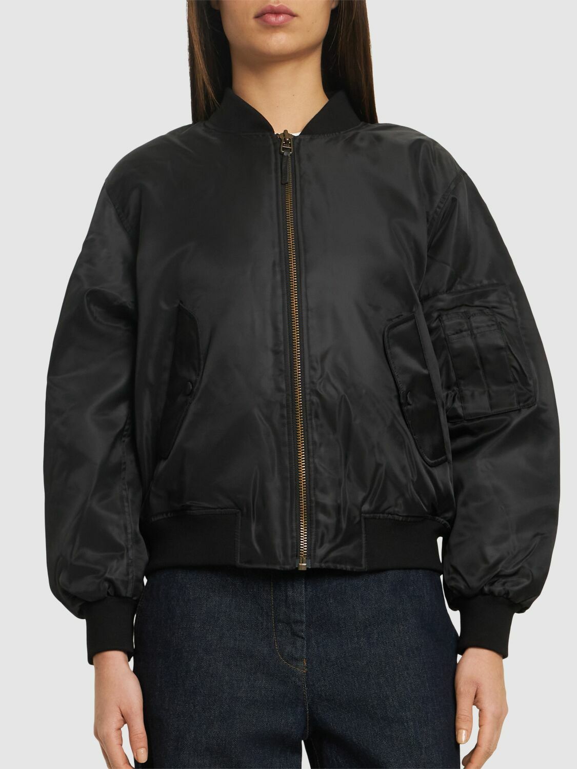 ANINE BING Leon Nylon Bomber Jacket ANINE BING