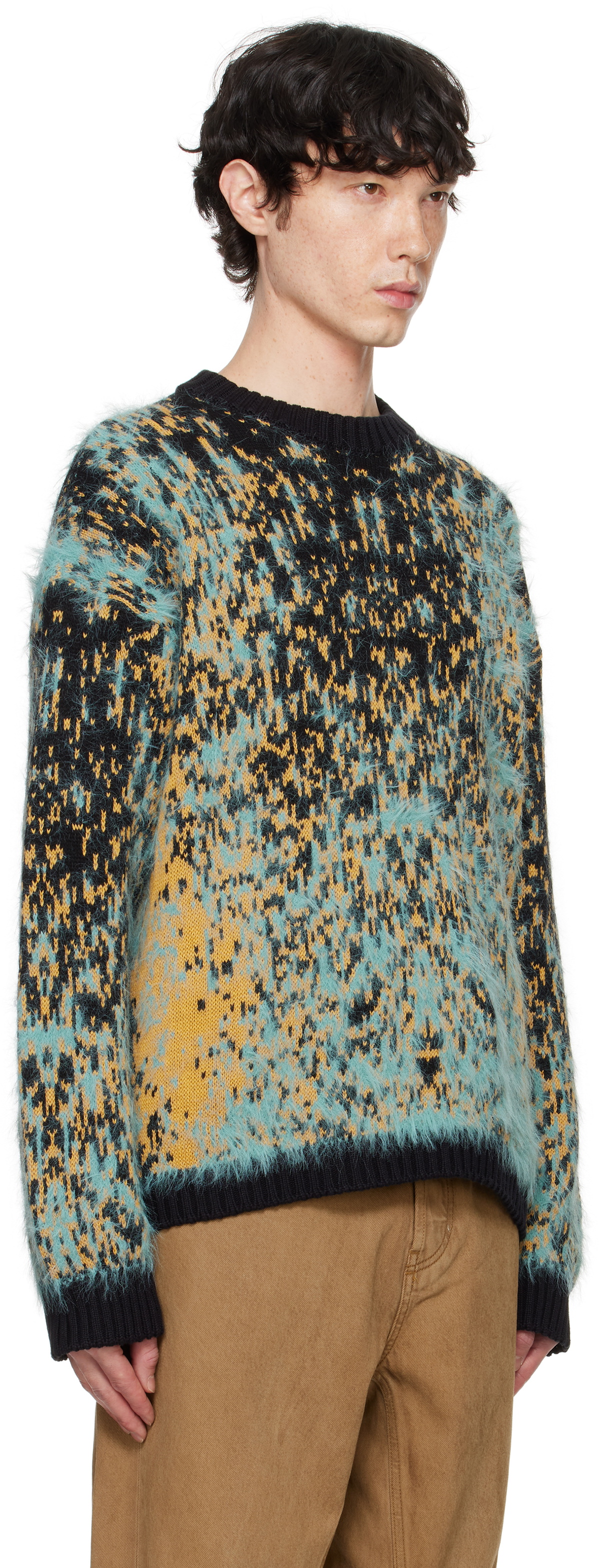 Diesel Blue & Yellow K-Rain Sweater Diesel