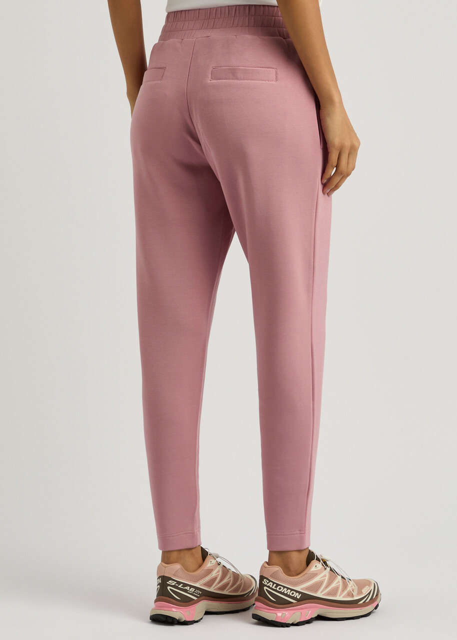 Varley The Slim Pant Stretch-jersey Sweatpants Pink Varley