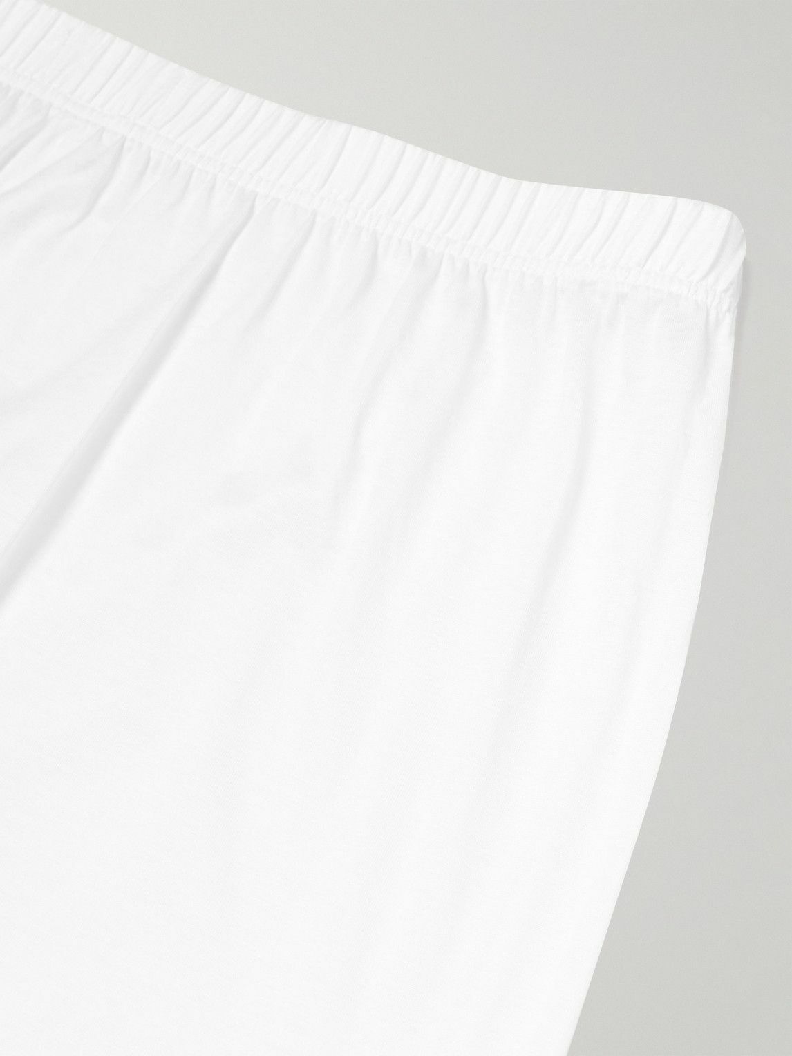 Hanro - Mercerised Cotton Boxer Shorts - White Hanro