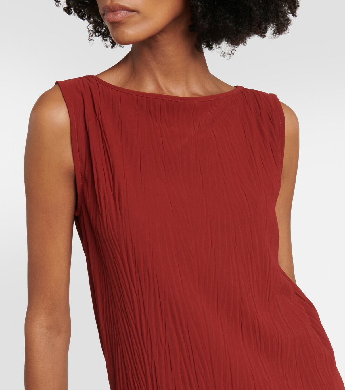 Max Mara Leisure Teulada pleated jersey dress Max Mara