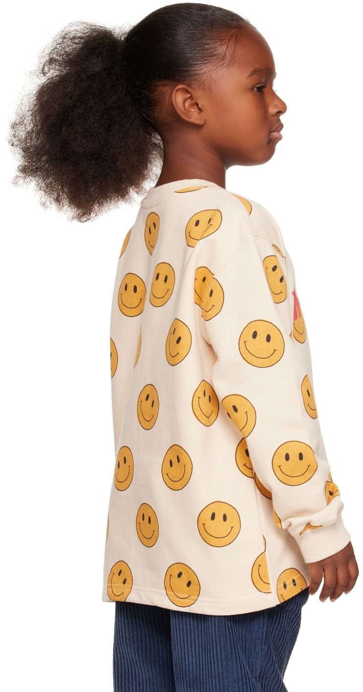 Jellymallow Kids Beige Smile Wonder Long Sleeve T-Shirt Jellymallow