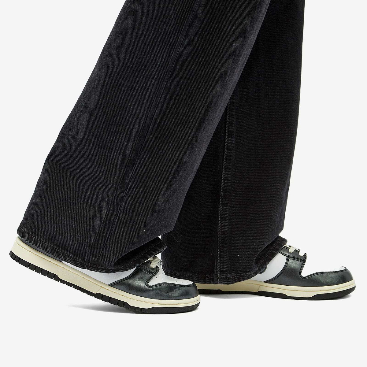 Nike Women's W Dunk Low PRM Sneakers in White/Black Coconut Milk Nike