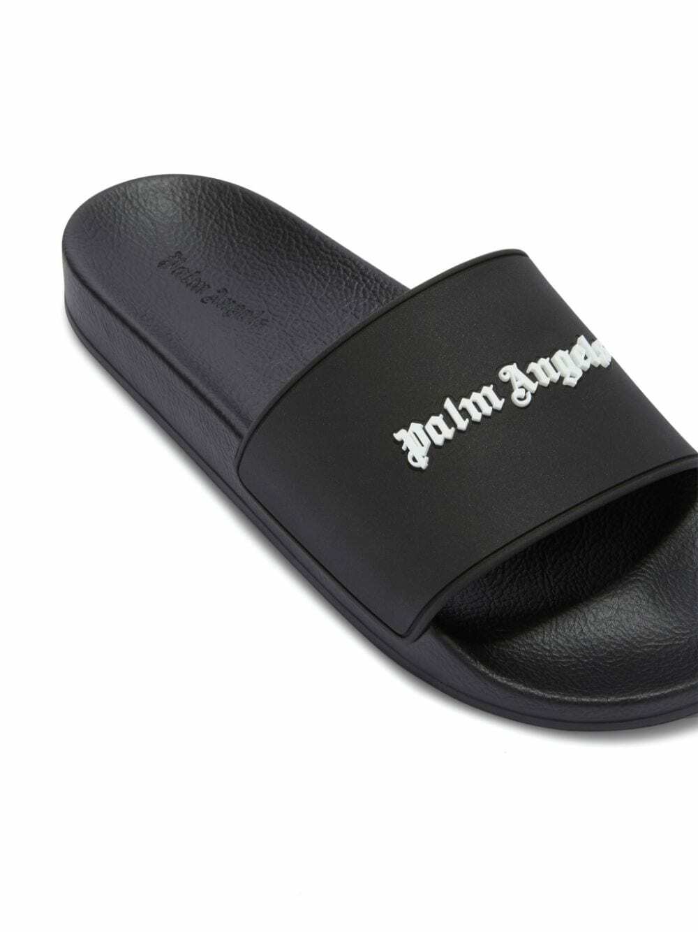 PALM ANGELS - Logo Pool Sliders Palm Angels