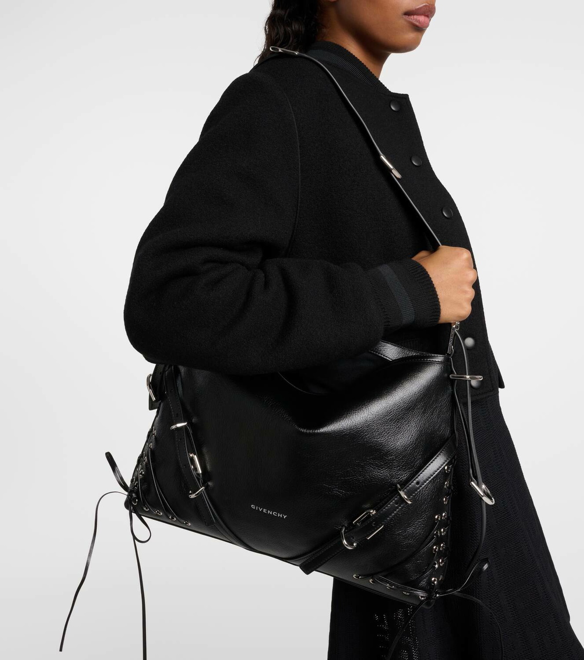 Givenchy Voyou Medium leather shoulder bag Givenchy