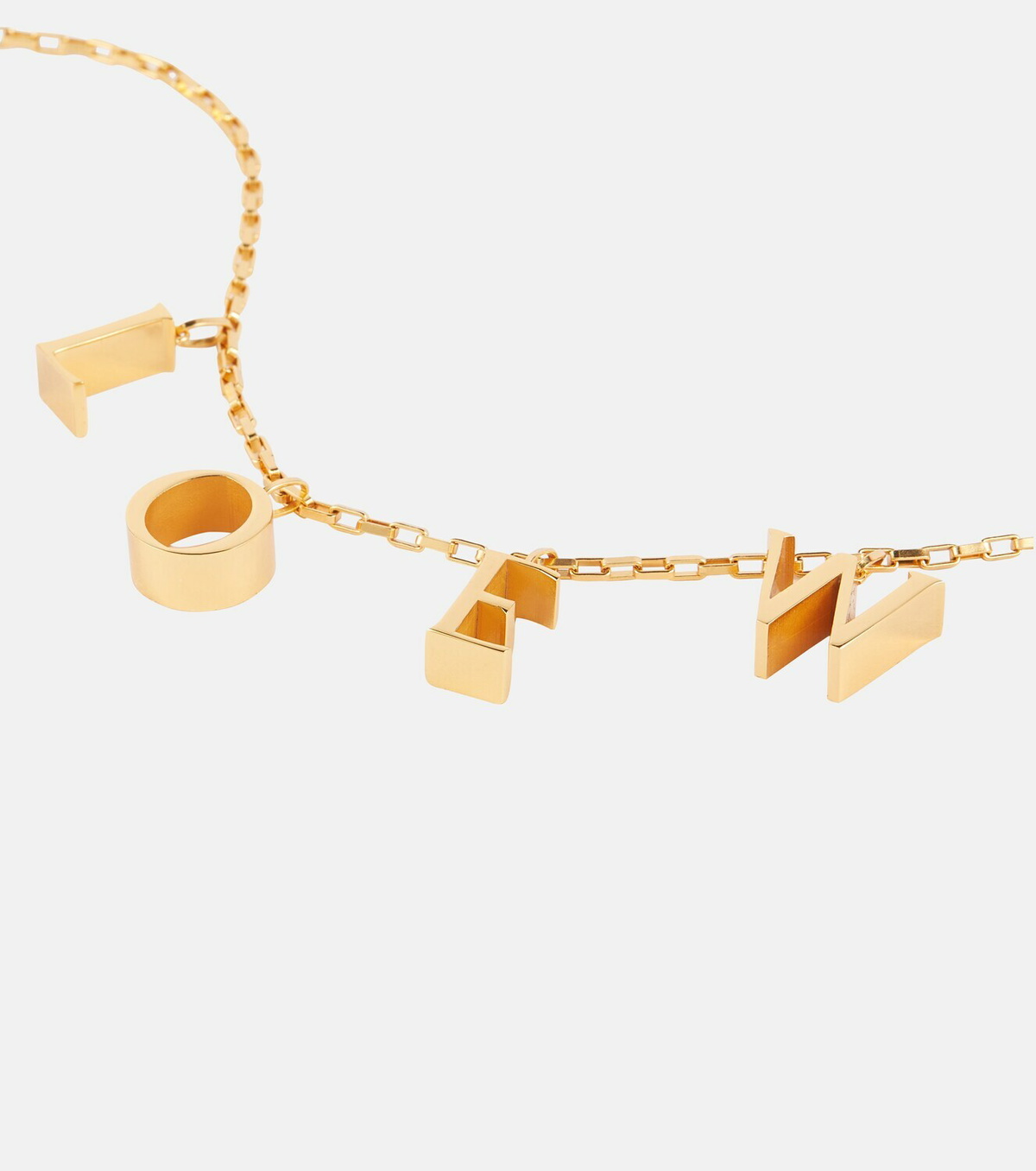 Loewe Logo sterling silver necklace Loewe