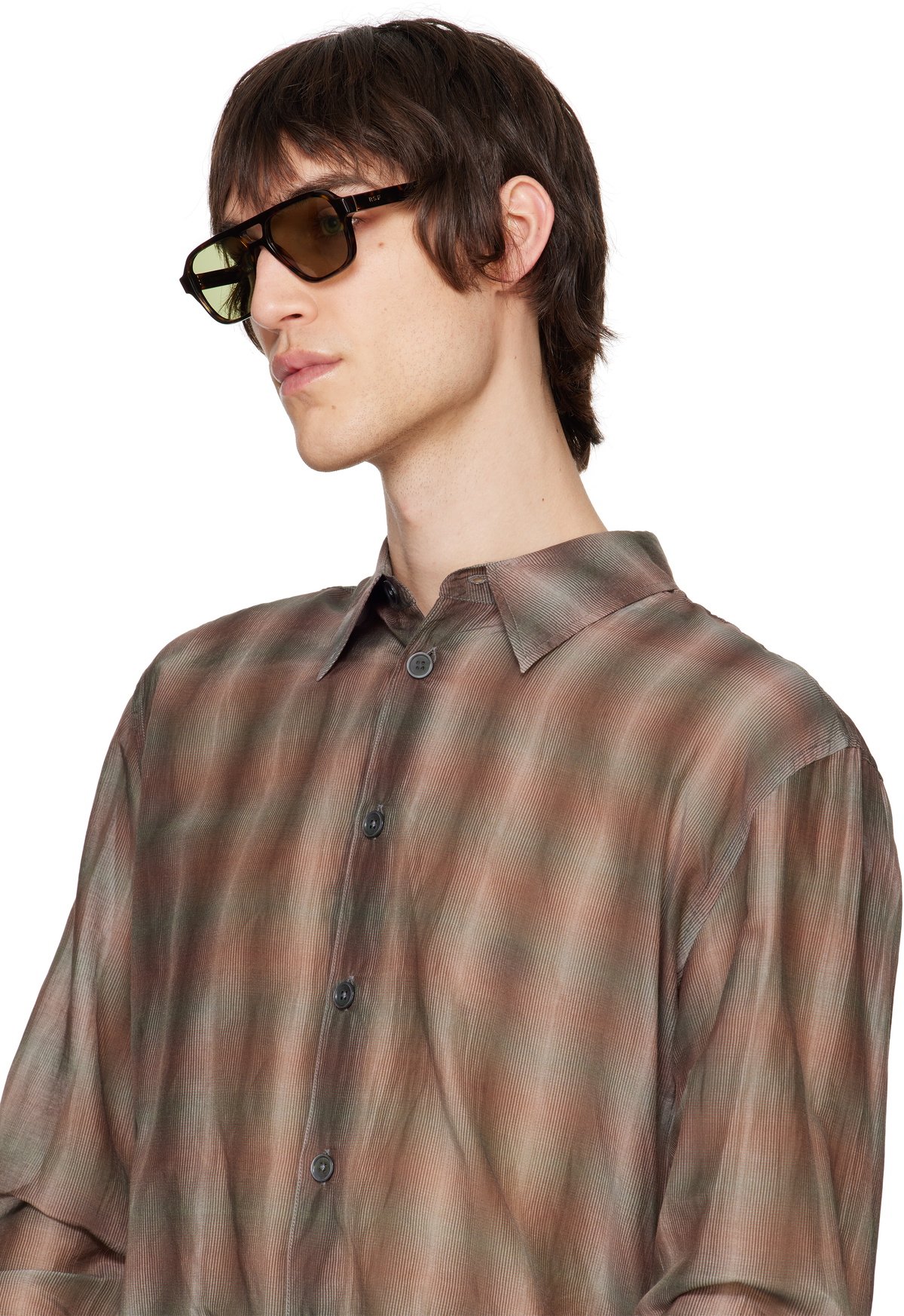 RETROSUPERFUTURE Brown Maneval Sunglasses RETROSUPERFUTURE