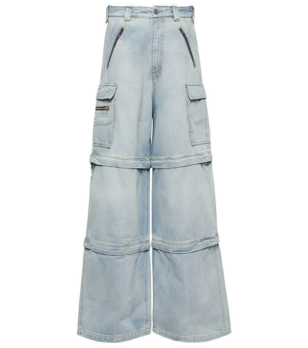 Vetements Logo denim cargo pants Vetements