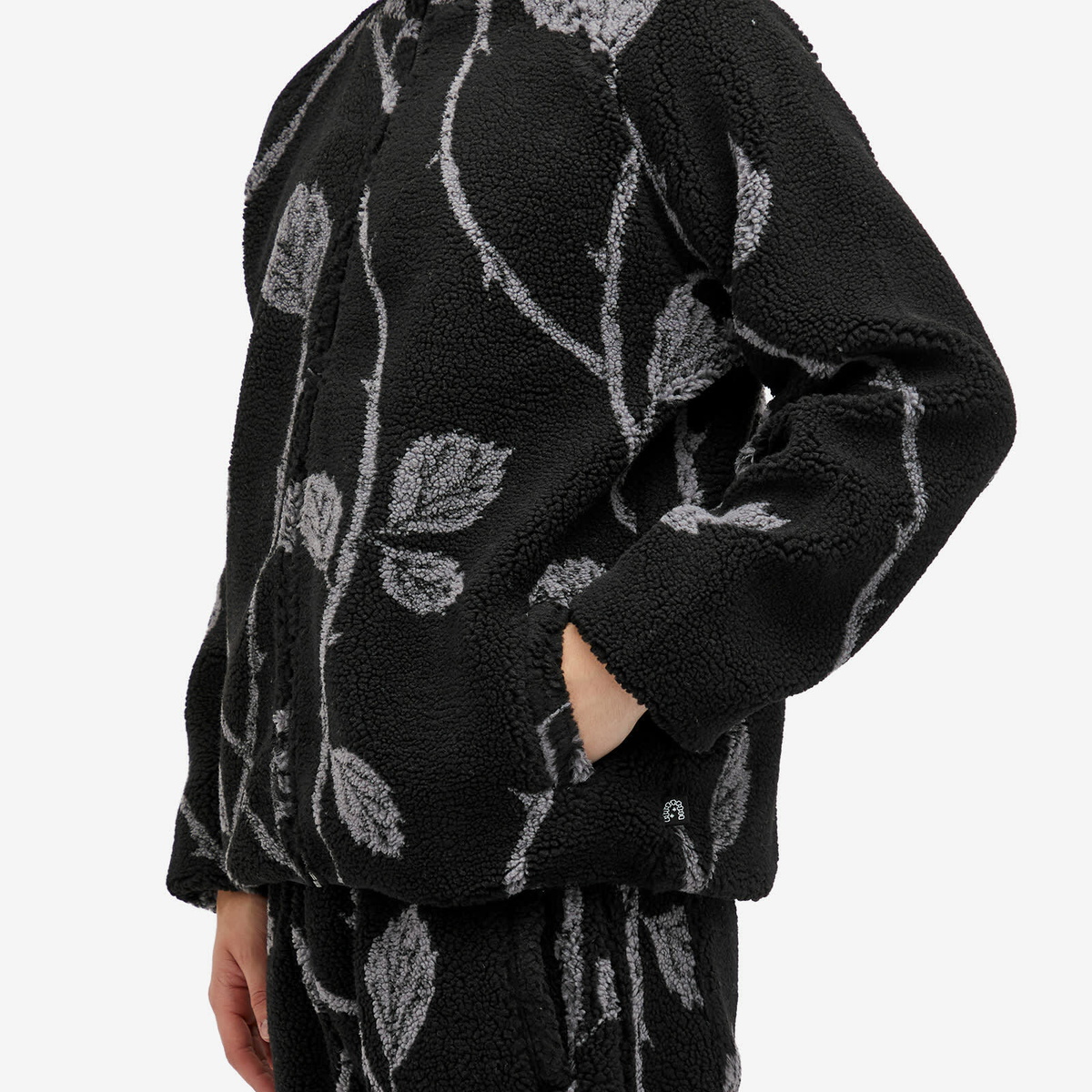 Heresy Men's Bramlble Fleece Jacket in Black/Grey Heresy