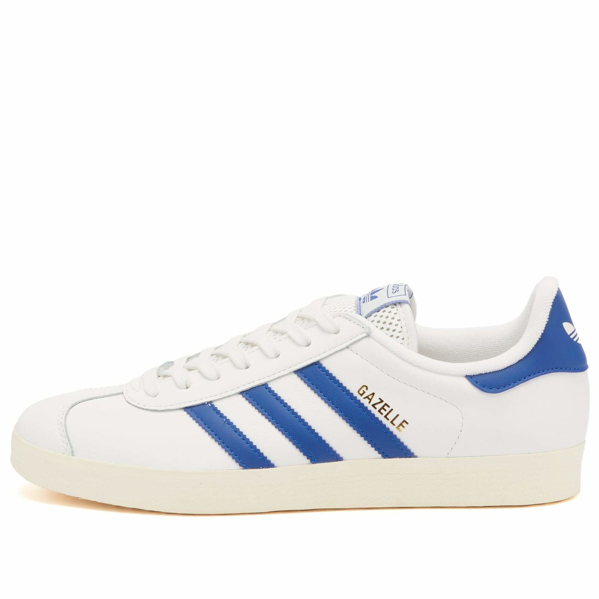 Adidas Men's Gazelle Sneaker in White/Team Royal Blue adidas