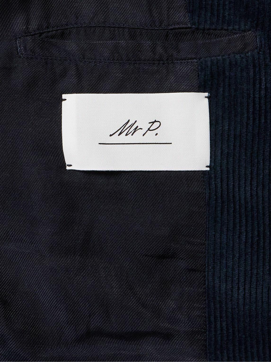 Mr P. - Cotton-Corduroy Blouson Jacket - Blue Mr P.