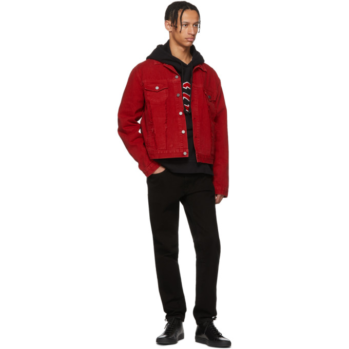 424 Black Ransom Note Hoodie 424