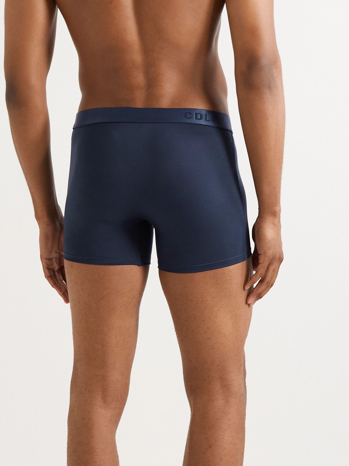 CDLP - Three-Pack Stretch-Lyocell Boxer Briefs - Blue CDLP