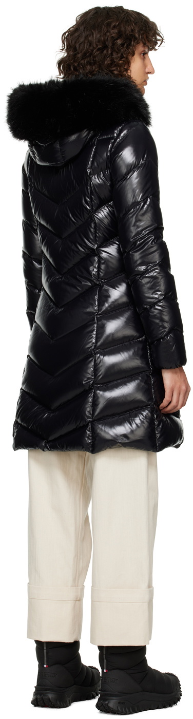 Moncler Black Fulmarus Long Down Jacket Moncler