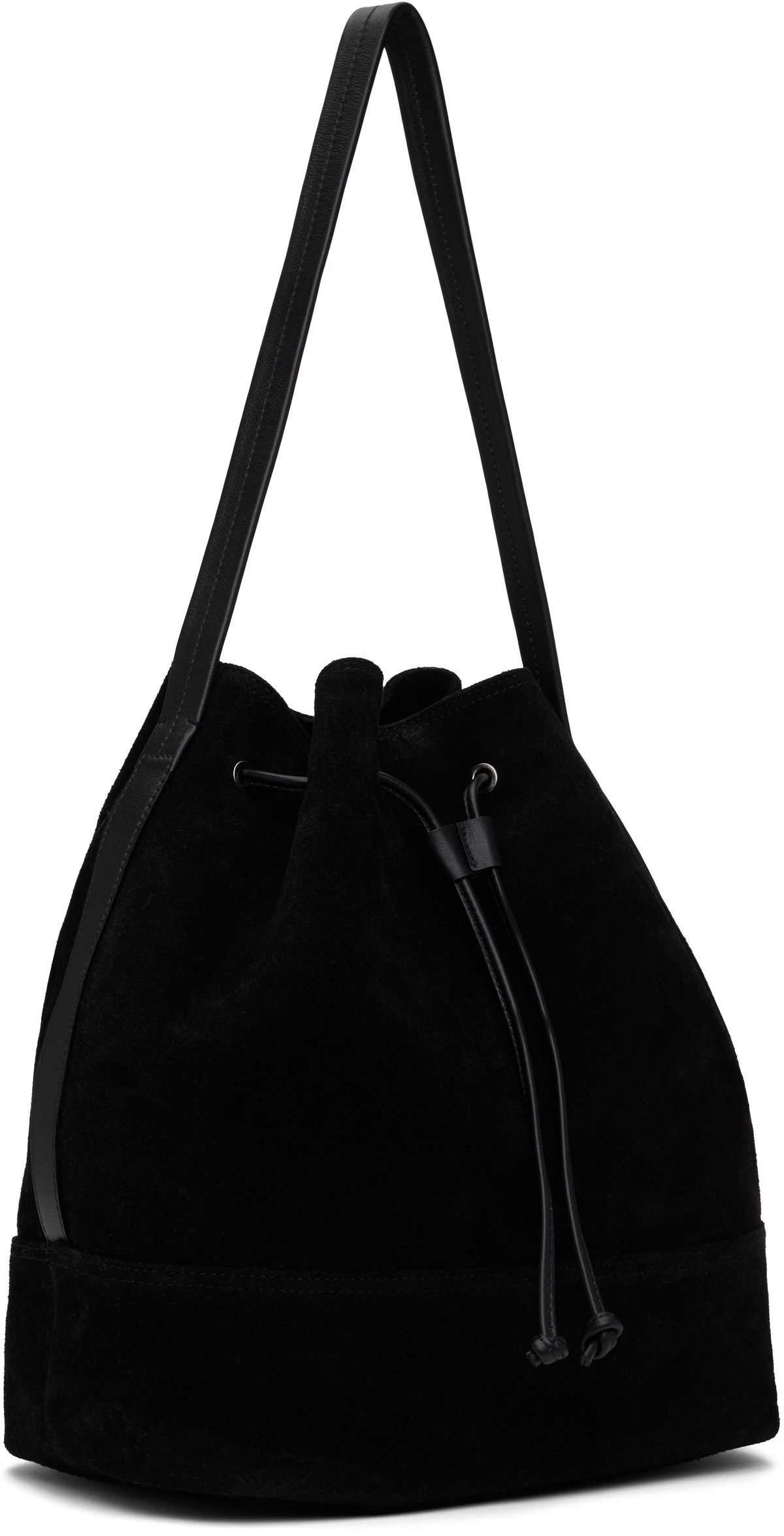 Nothing Written Black Suede Bucket Bag NOTHING WRITTEN