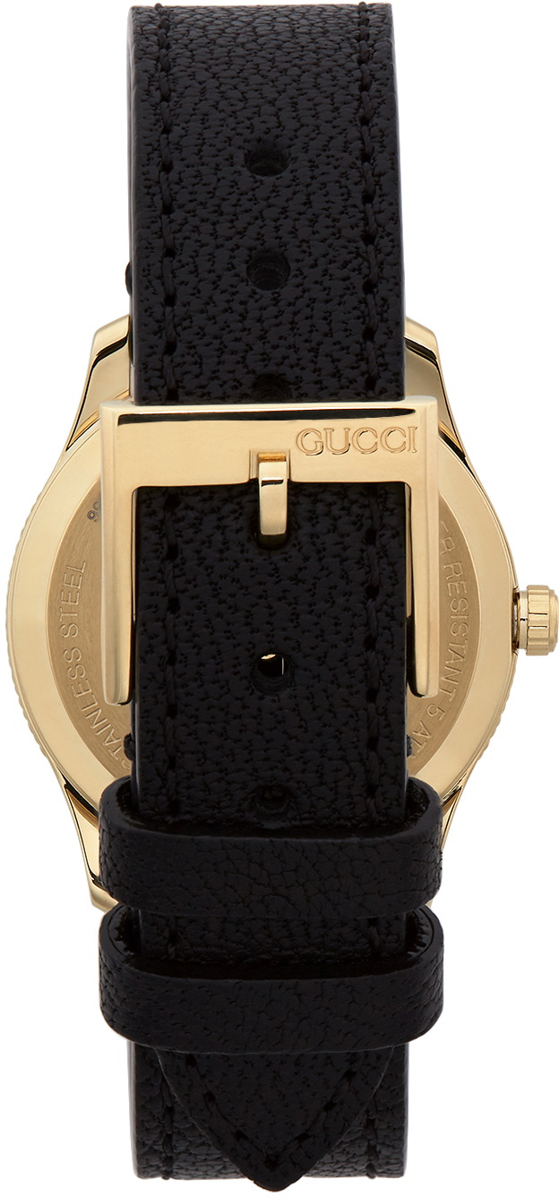 Gucci Black & Gold G-Timeless Bee Watch Gucci
