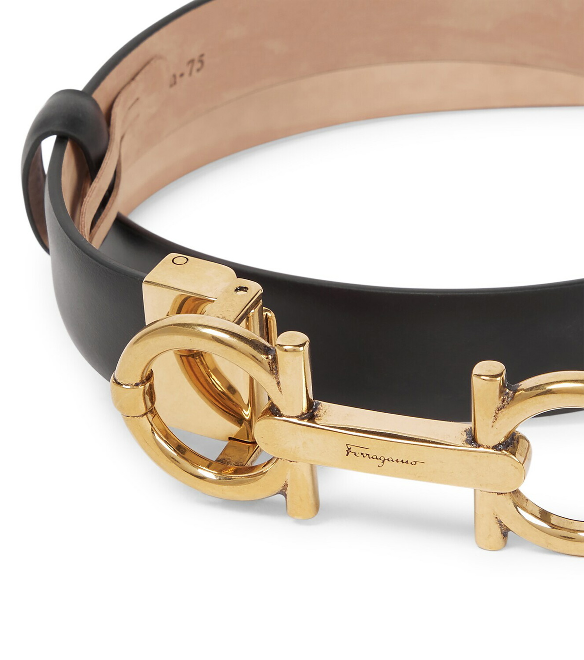 Ferragamo - Gancini leather belt Salvatore Ferragamo