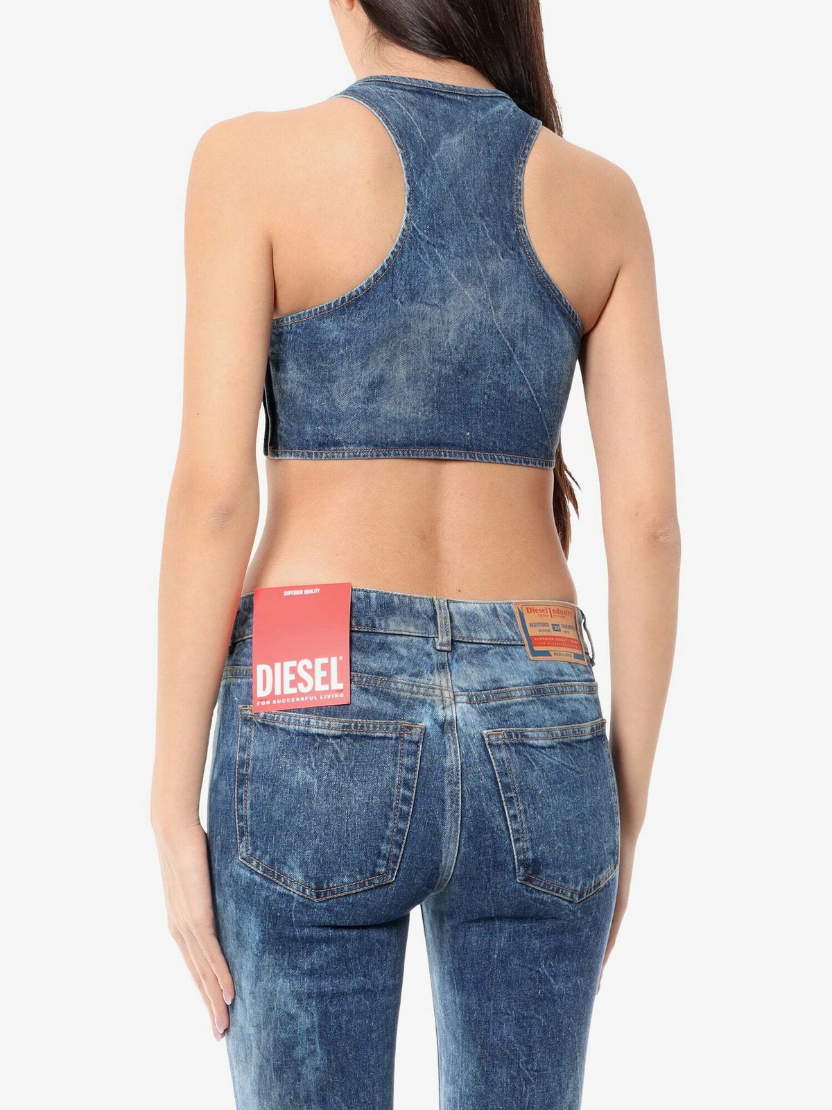 Diesel Top Blue Womens Diesel