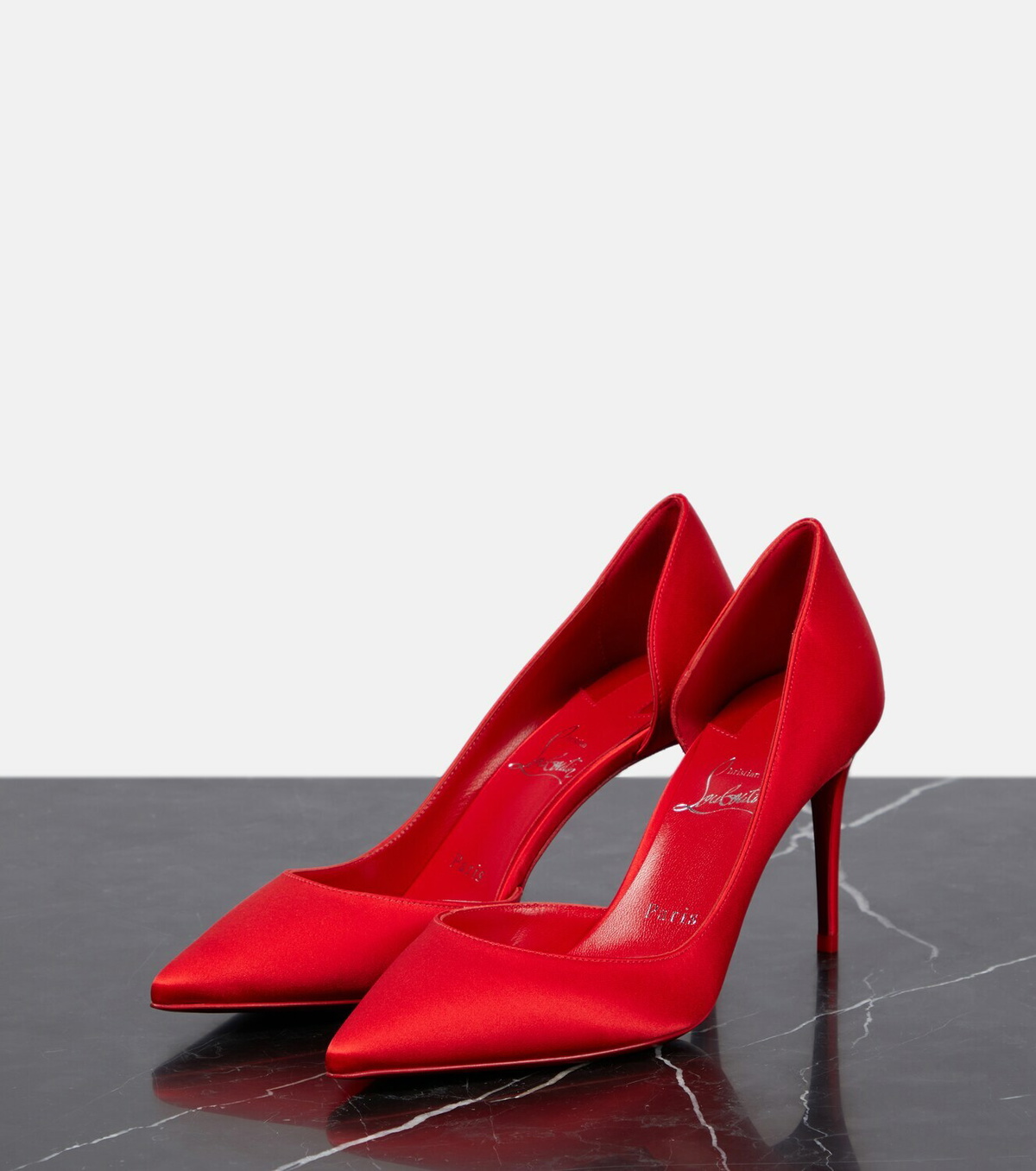 Christian Louboutin Iriza silk-satin pumps Christian Louboutin