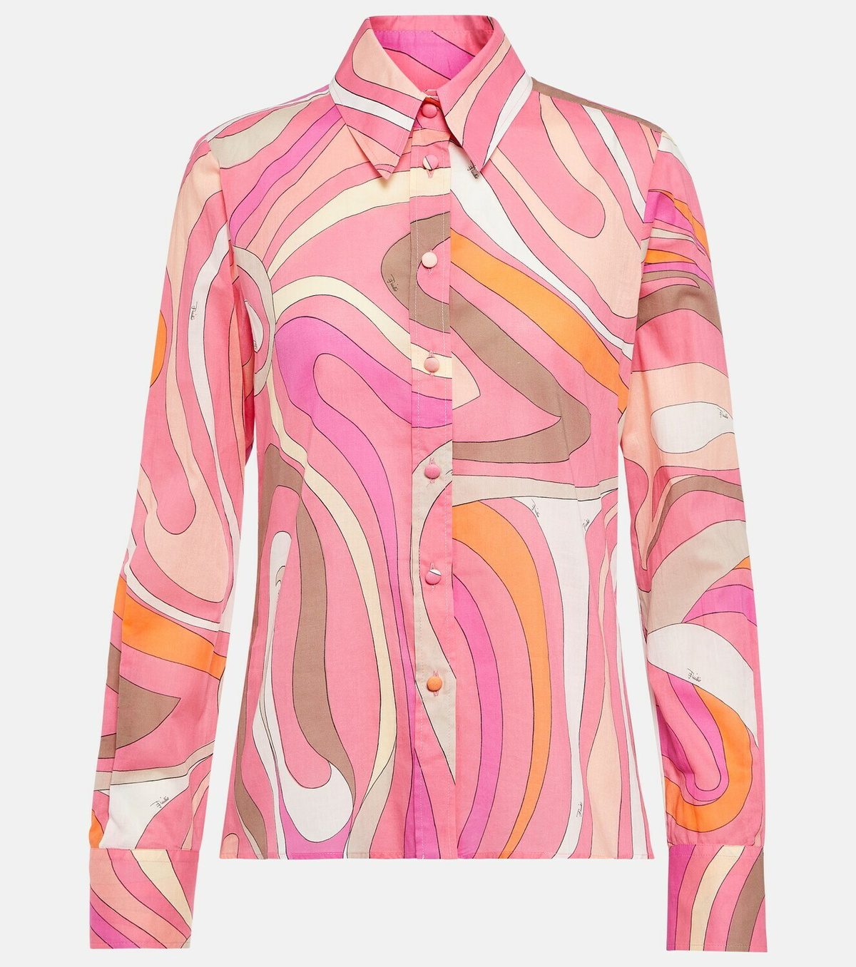 Pucci Marmo-print cotton shirt Emilio Pucci