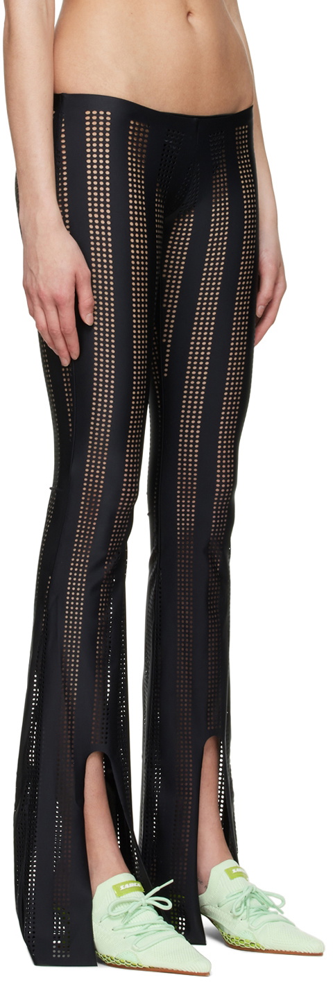 FAL-ASH Black Polyester Leggings FAL-ASH