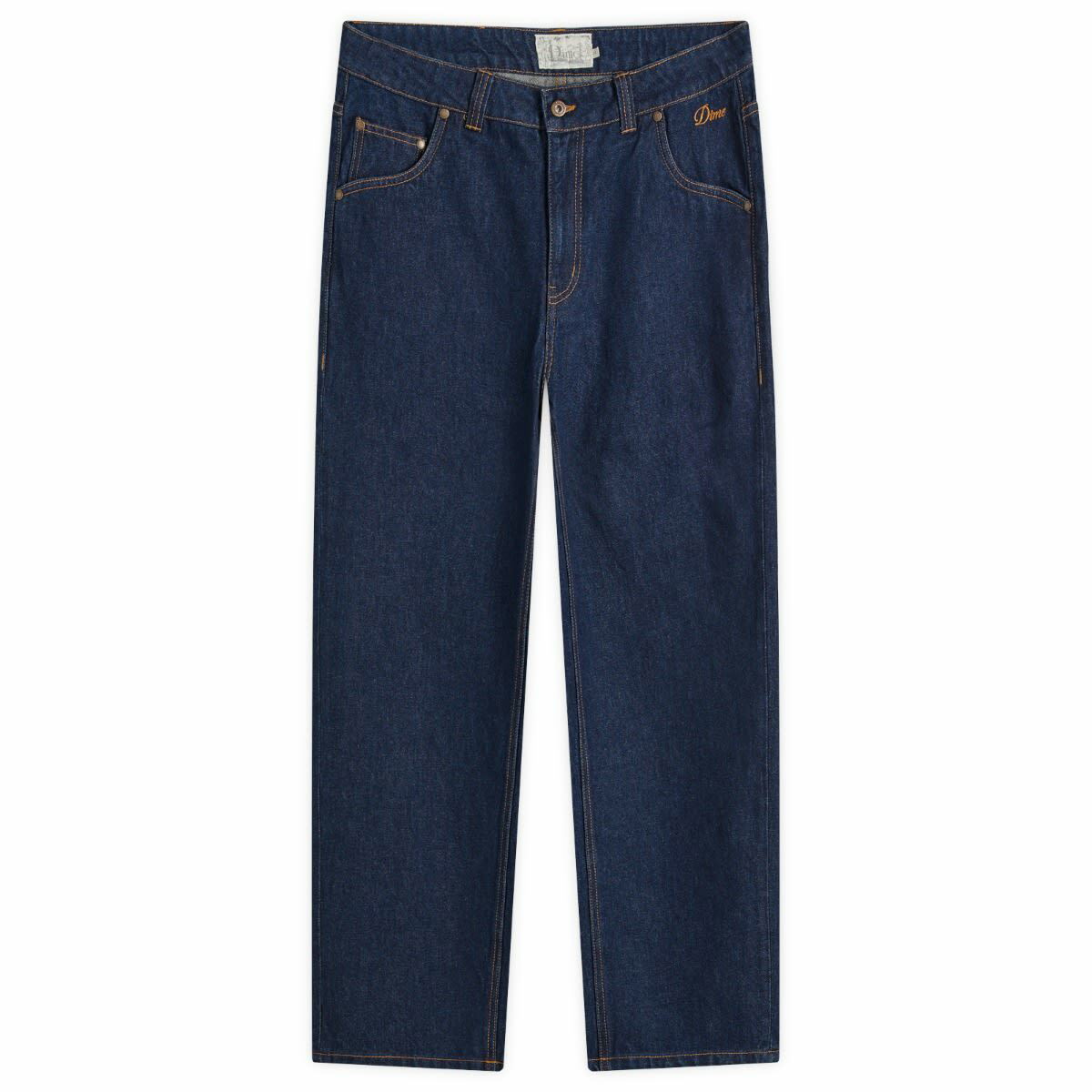 Dime Men's Classic Relaxed Denim Pants in Indigo Dime