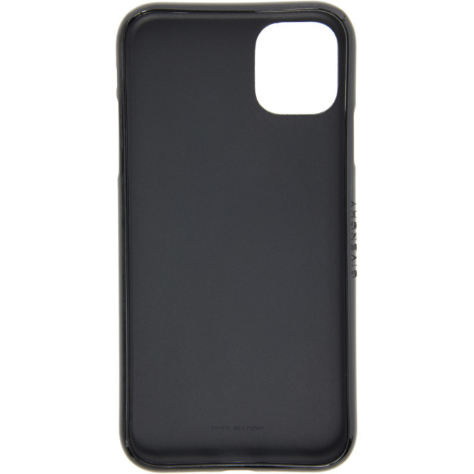 Givenchy Black Refracted Logo iPhone XI Case Givenchy