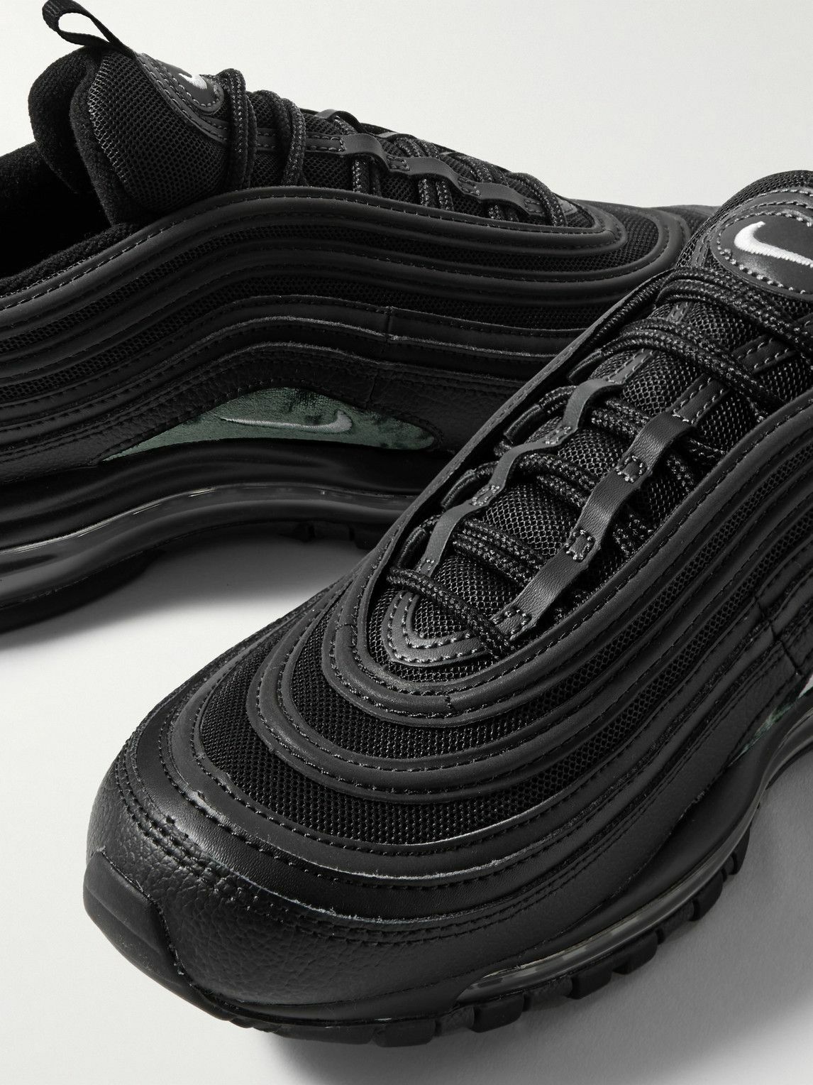 Nike - Air Max 97 Mesh and Leather Sneakers - Black Nike