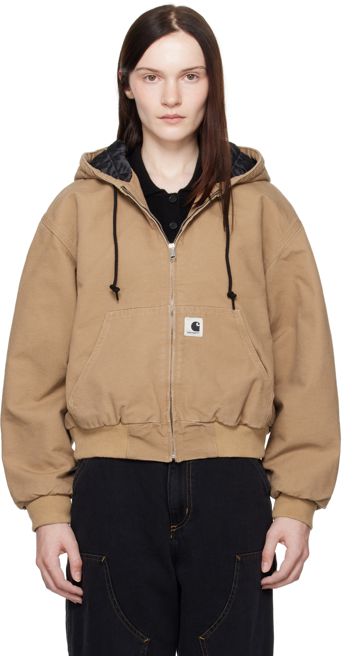 Carhartt Work In Progress Beige OG Active Bomber Jacket Carhartt WIP
