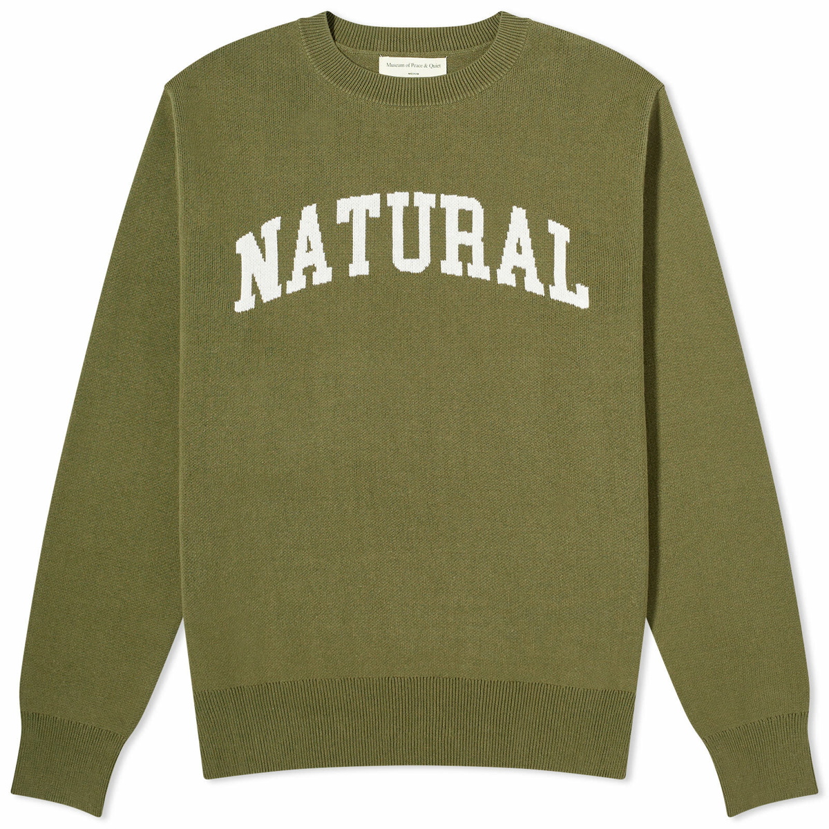 Museum of Peace and Quiet Men's Natural Sweater in Olive Museum of ...