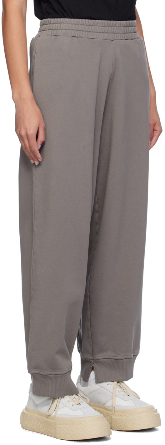MM6 Maison Margiela Taupe Two-Pocket Sweatpants MM6 Maison Margiela