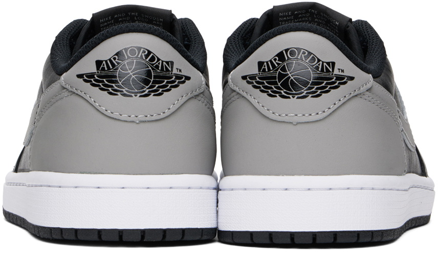 Nike Jordan Black & Gray Air Jordan 1 Low OG Sneakers Nike Jordan Brand