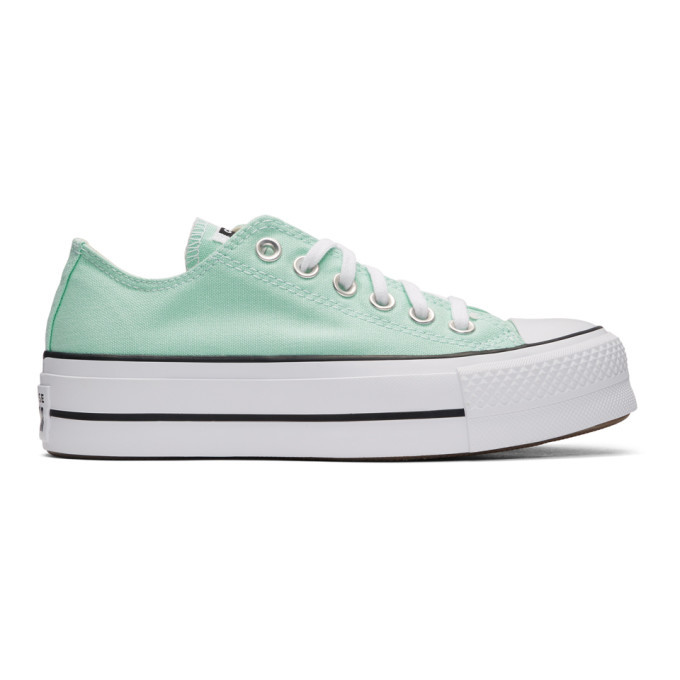 Converse Green Chuck Taylor All Star Lift Low Sneakers Converse