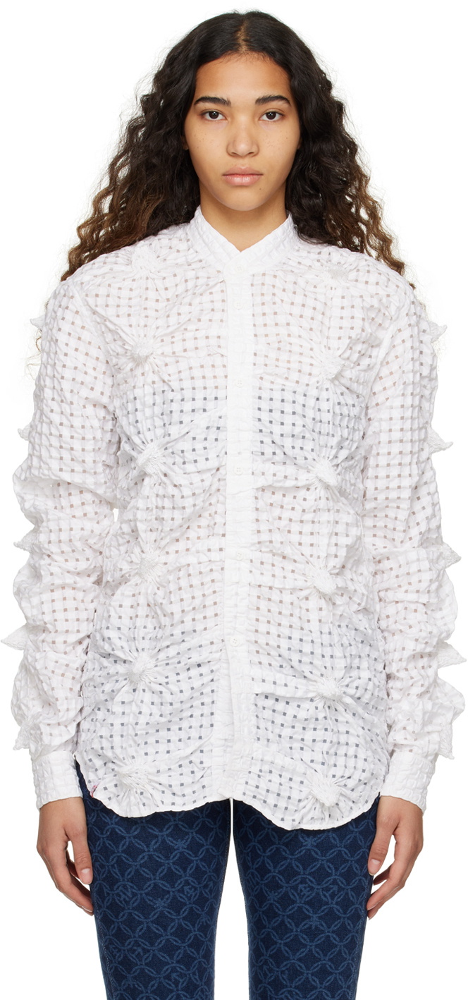 Charles Jeffrey Loverboy White Spikey Shirt Charles Jeffrey Loverboy