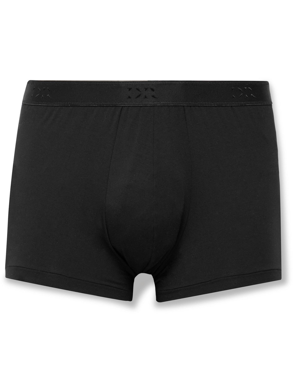 DEREK ROSE - Ethan Stretch-Micro Modal Boxer Briefs - Black Derek Rose