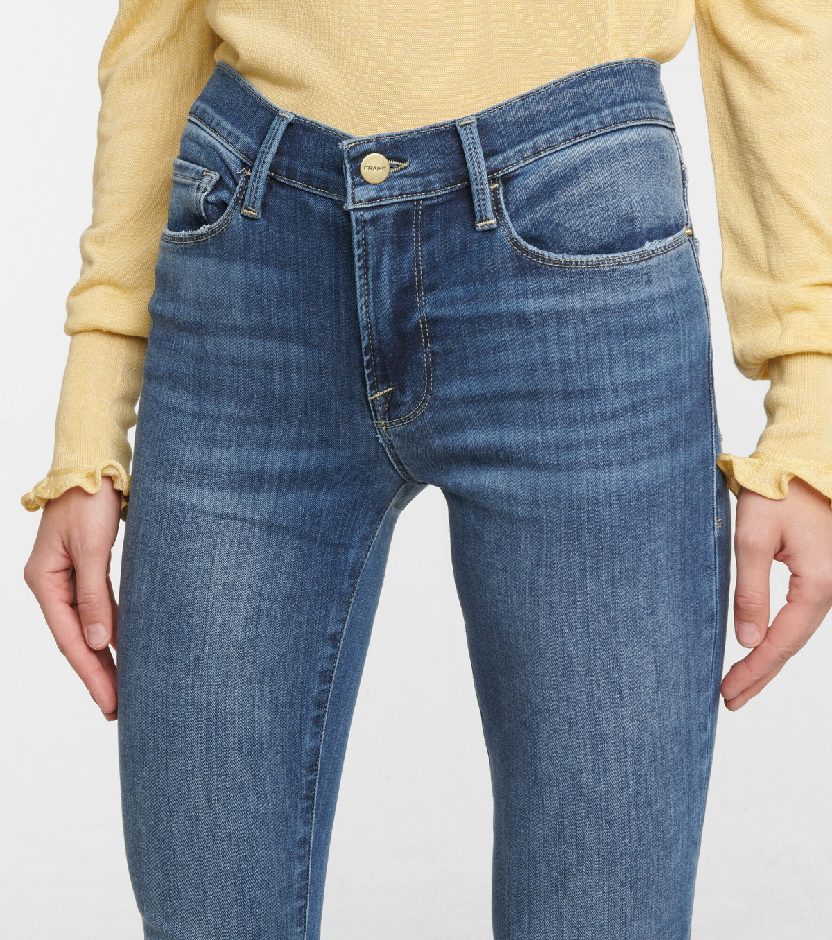 Frame - Le Skinny de Jeanne mid-rise jeans Frame Denim